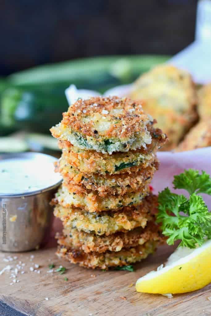 Zucchini Parmesan Crisps Easy Recipe - Butter Your Biscuit