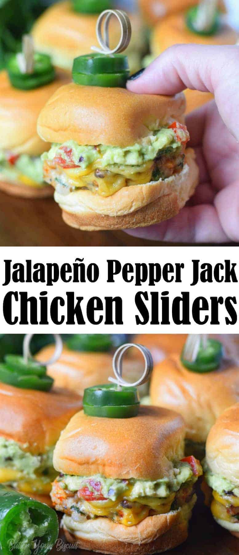 Jalapeño Pepper Jack Chicken Sliders-Butter Your Biscuit