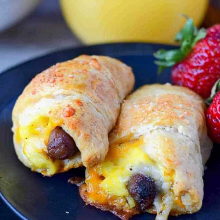 Breakfast Crescent Roll Ups Recipe - Butter Your Biscuit