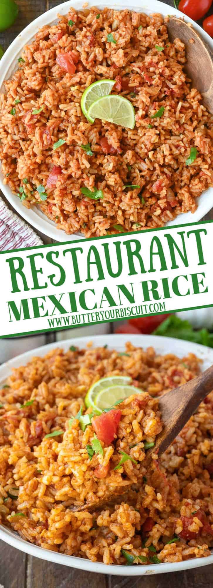 Restaurant Style Mexican Rice Recipe - Butter Your Biscuit