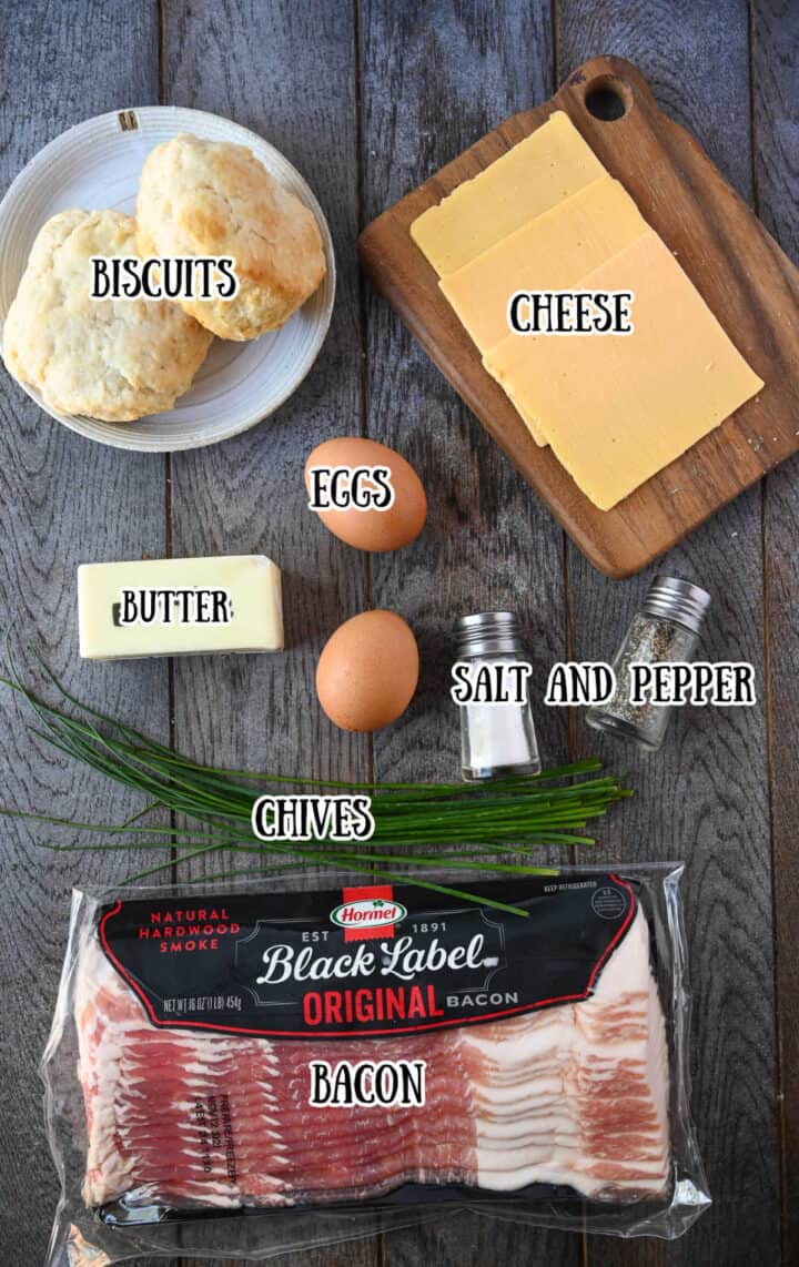 Bacon Egg and Cheese Biscuit Sandwich {Video} Butter Your Biscuit