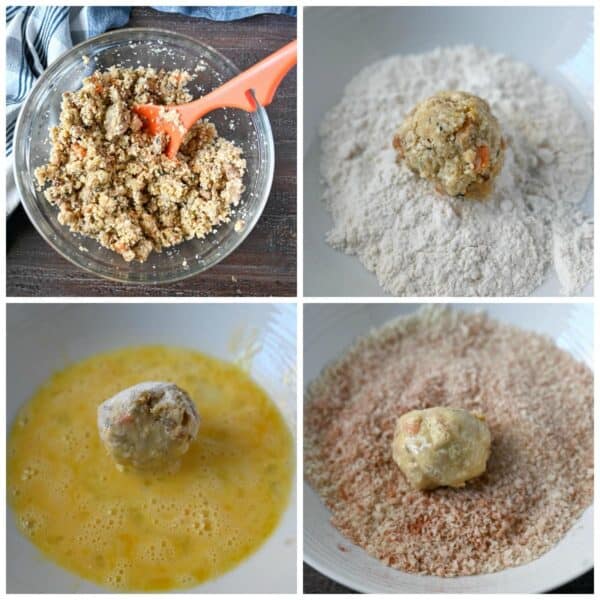 Deep fried Stuffing Balls Recipe-Butter Your Biscuit
