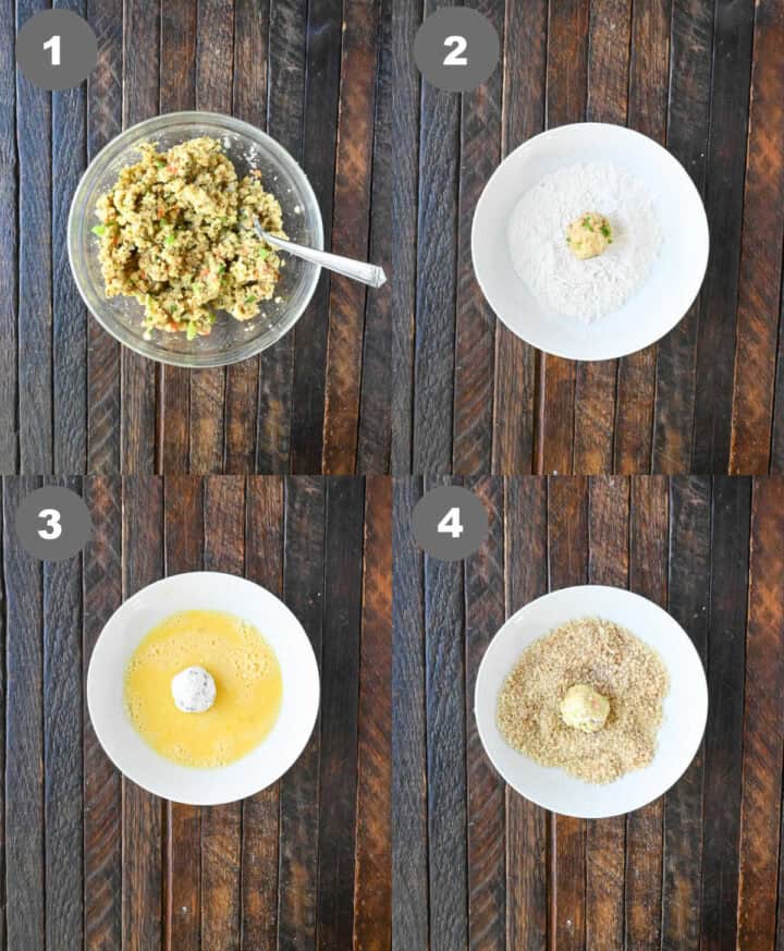 Deep fried Stuffing Balls Recipe-Butter Your Biscuit