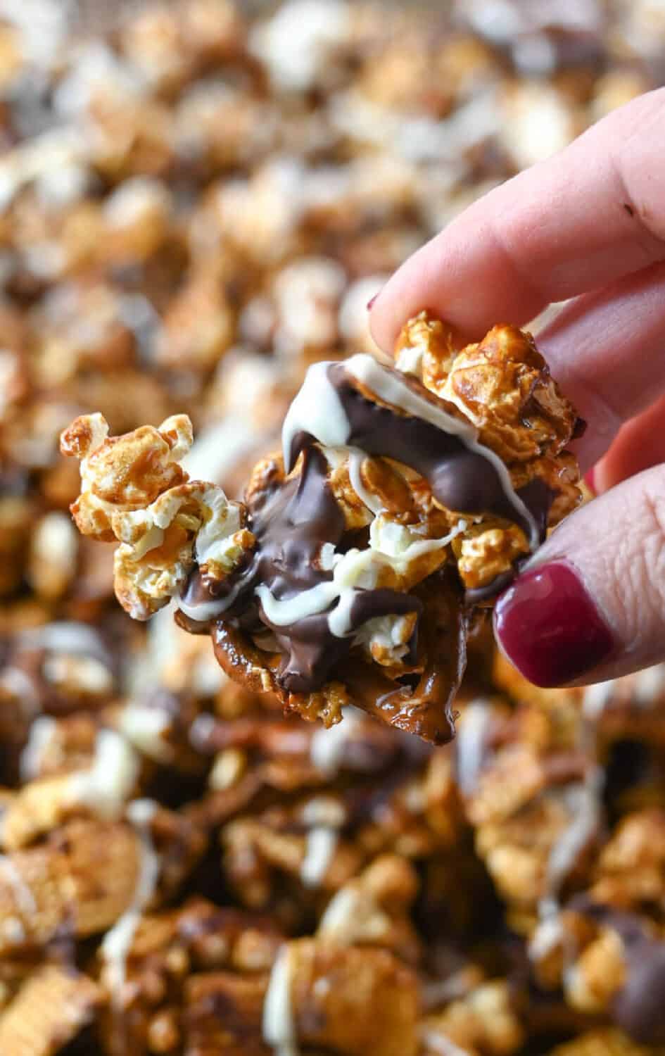 Crunchy Caramel Snack Mix - Butter Your Biscuit