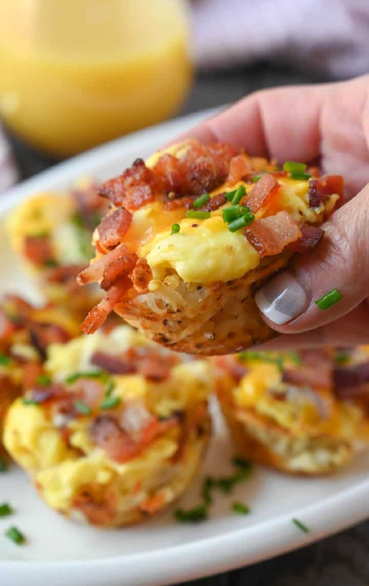 Scrambled Egg Hash Brown Cups | Butter Your Biscuit