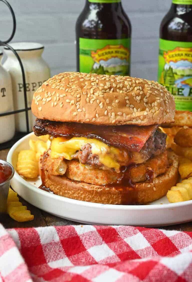 Western Bacon Cheeseburger | Butter Your Biscuit