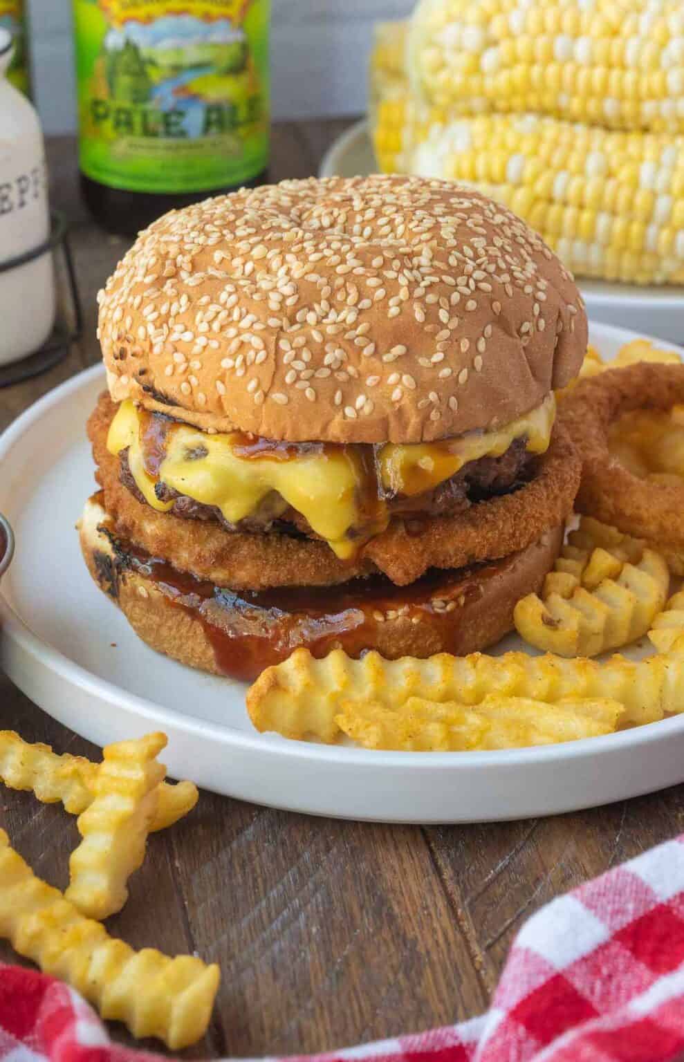 Western Bacon Cheeseburger | Butter Your Biscuit