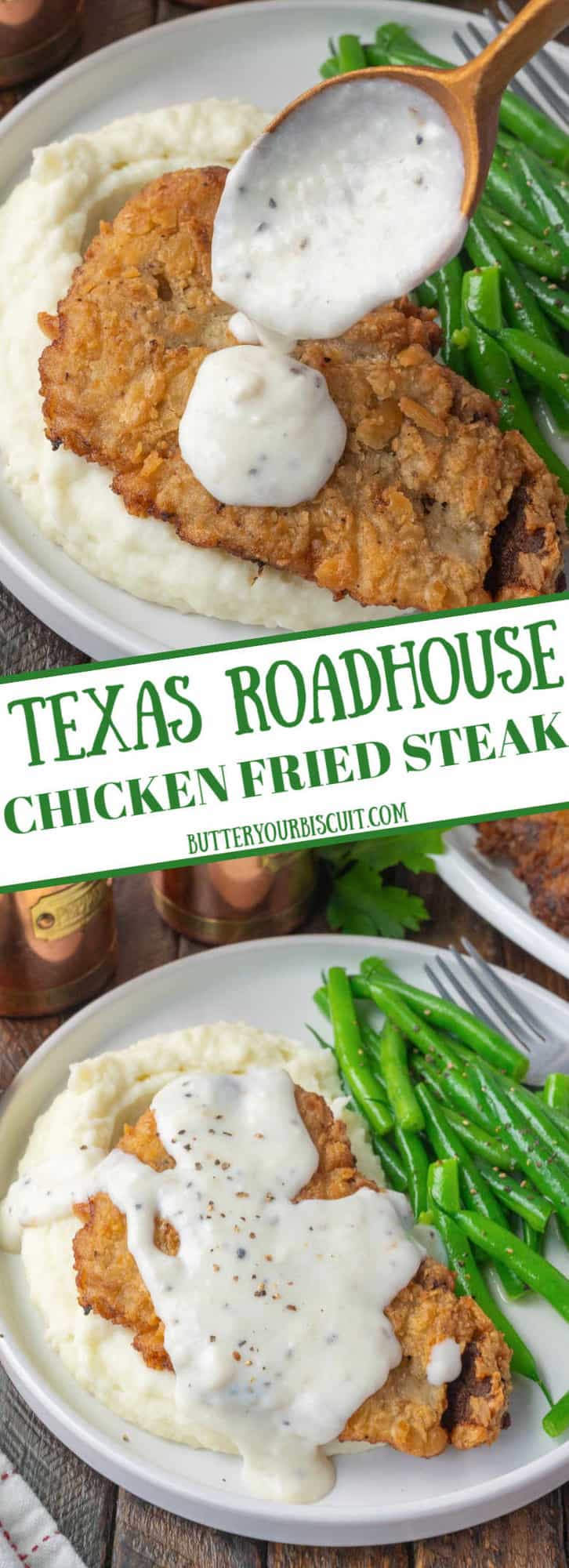 Texas Roadhouse Chicken Fried Steak | Butter Your Biscuit