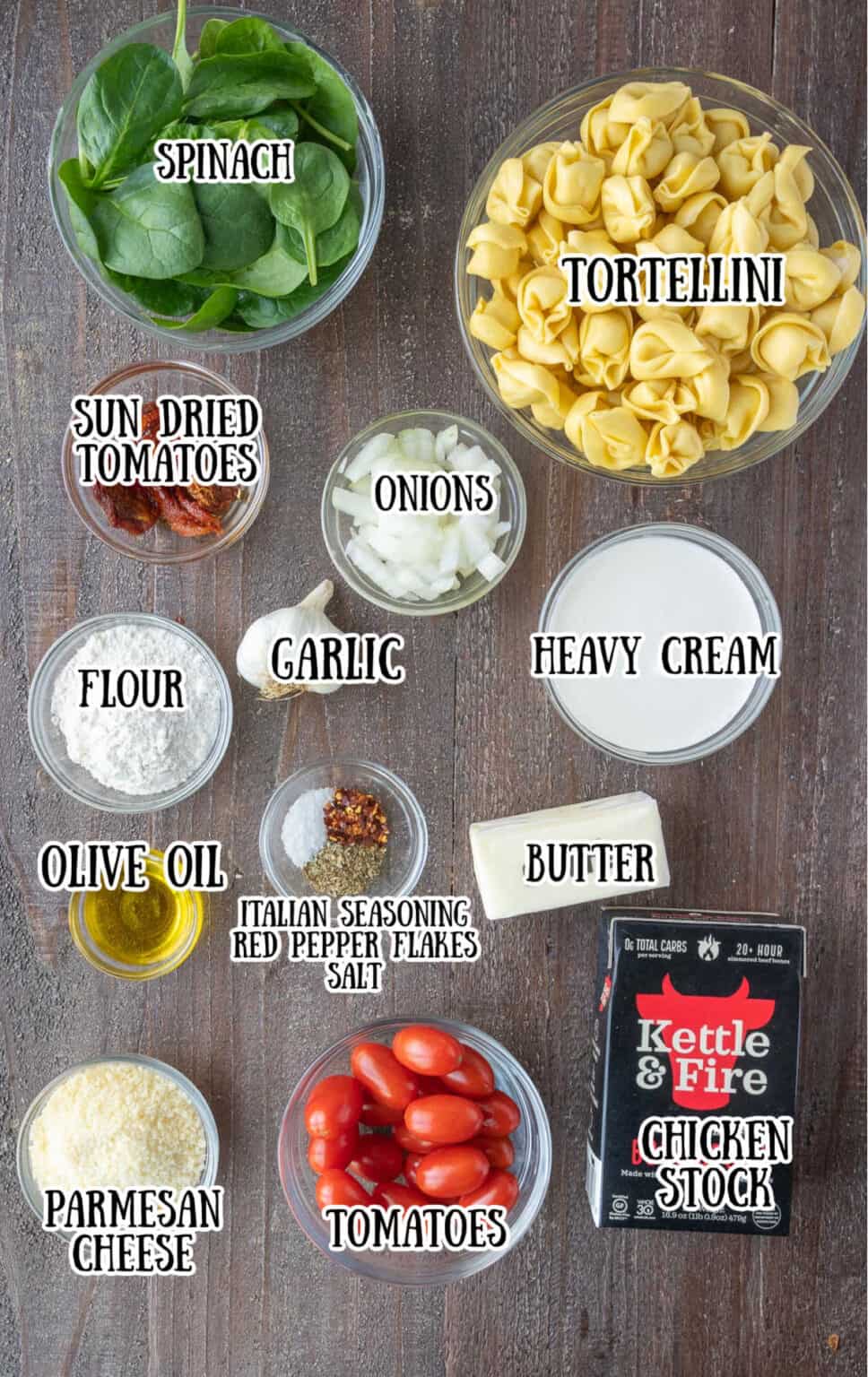 Creamy Tuscan Tortellini | Butter Your Biscuit