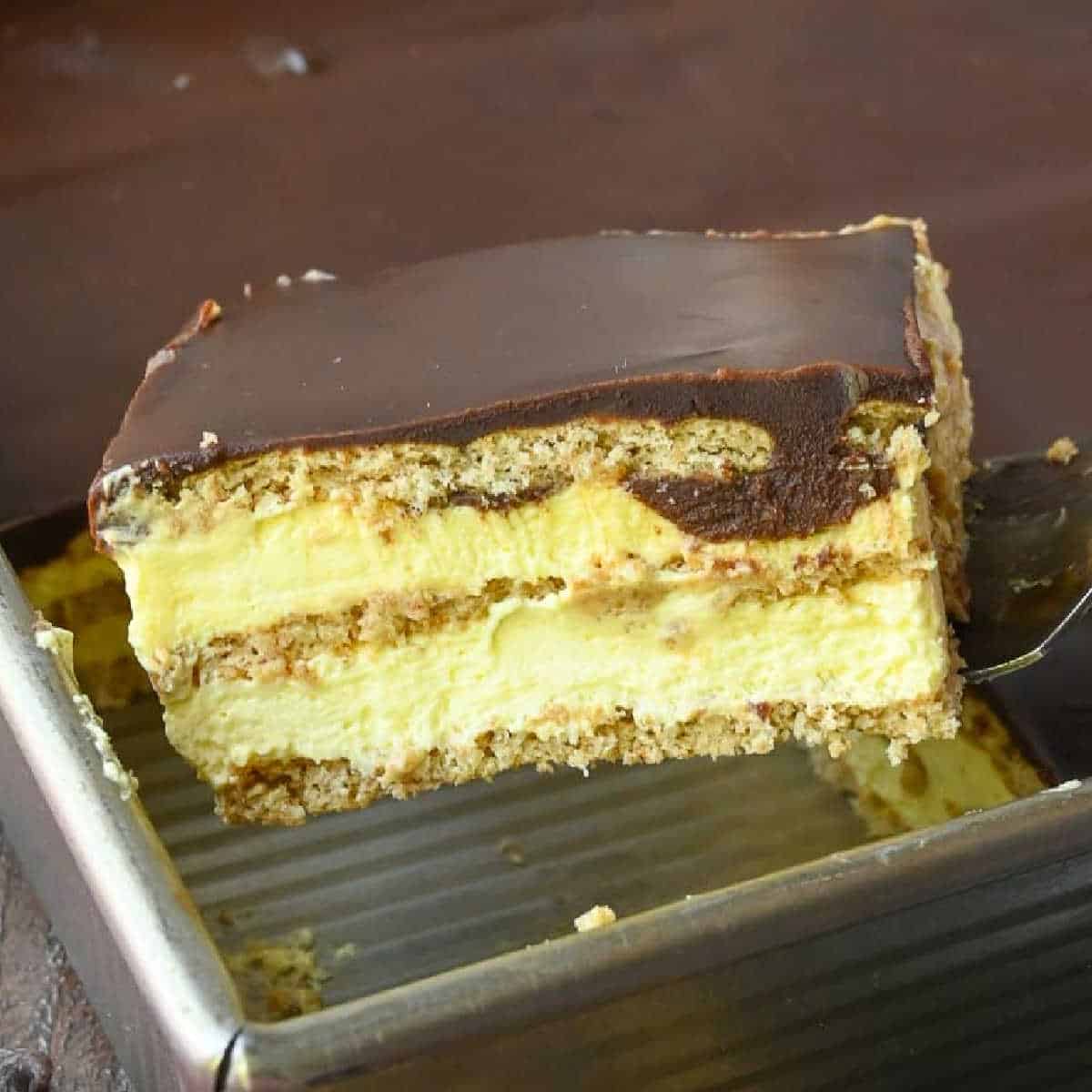 Chocolate Eclair Cake | Butter Your Biscuit
