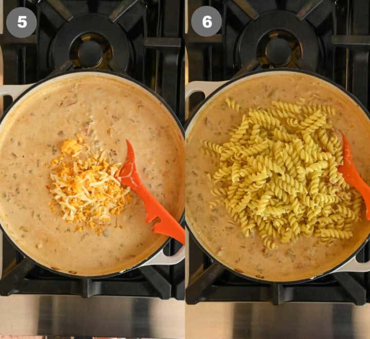 Creamy Rotel Pasta with Sausage | Butter Your Biscuit