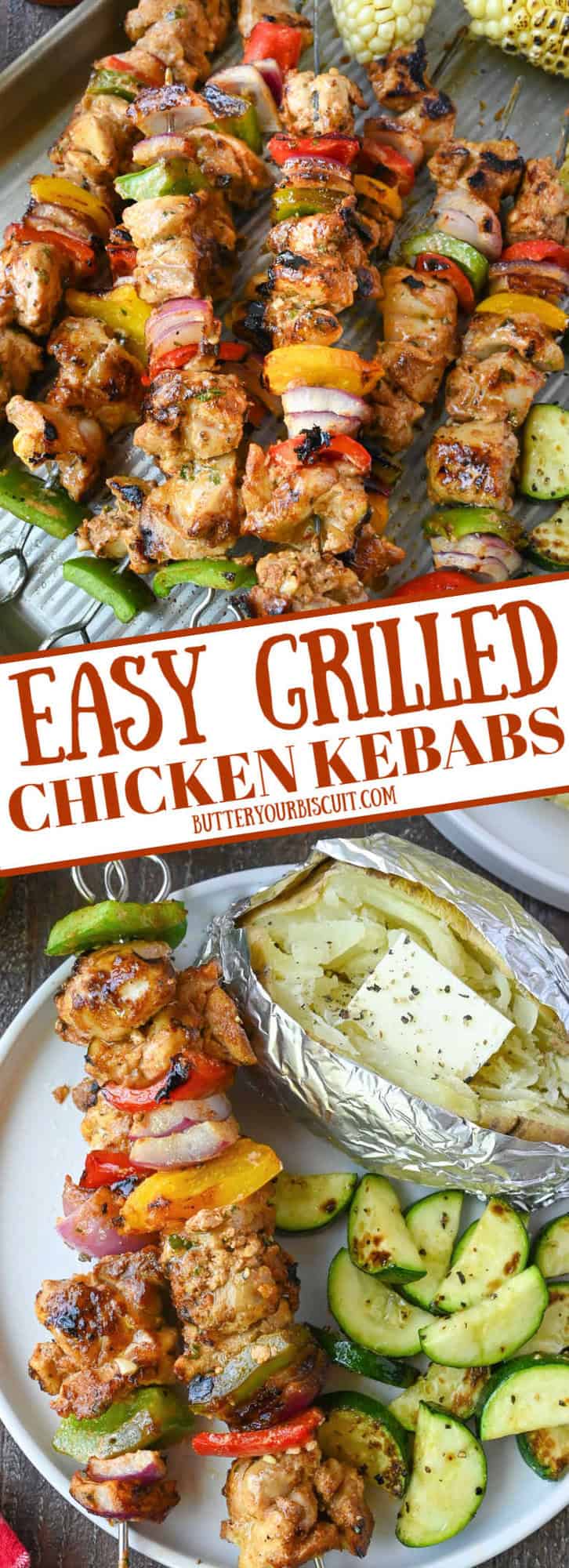 Easy Chicken Kebab Skewers | Butter Your Biscuit