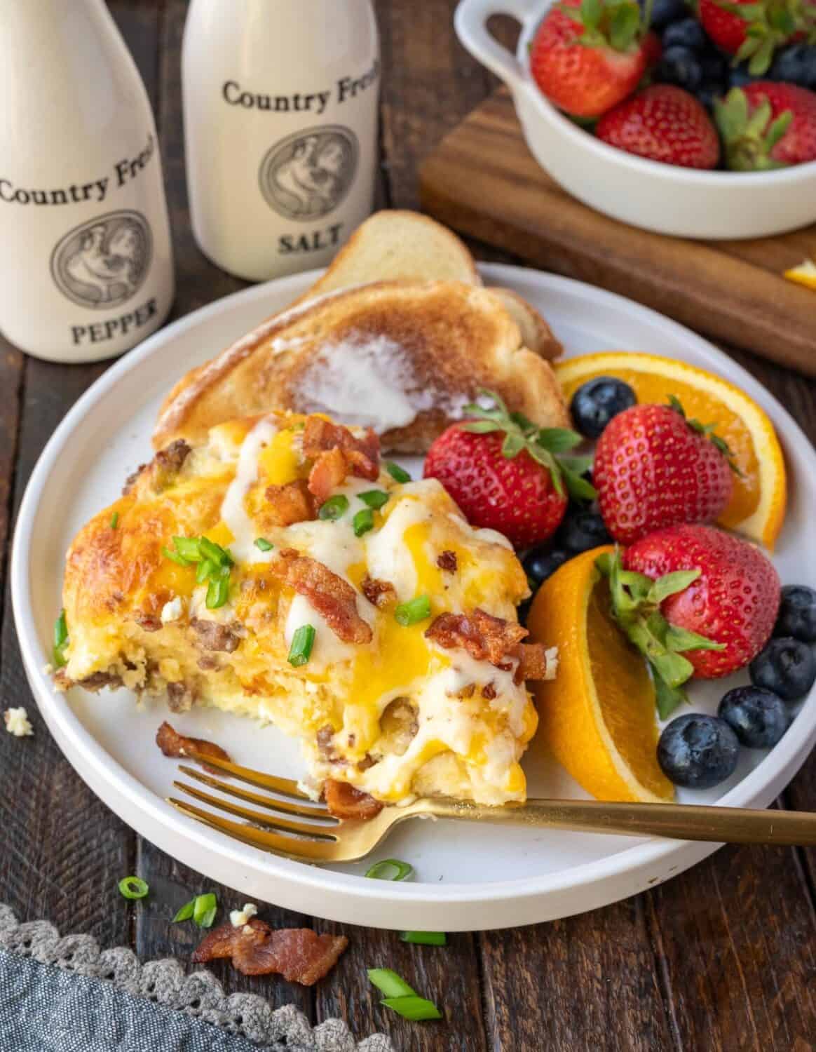 Bubble Up Breakfast Casserole | Butter Your Biscuit