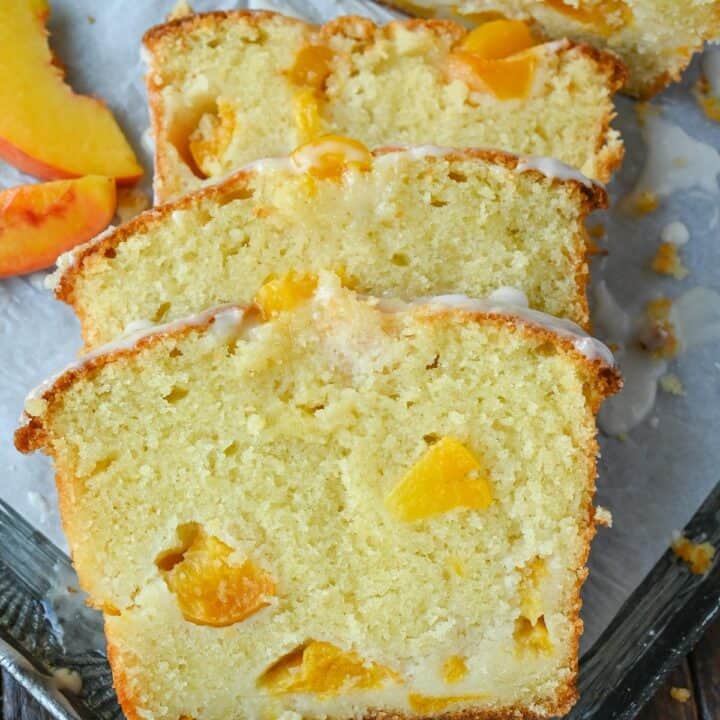 Peach Loaf Cake | Butter Your Biscuit