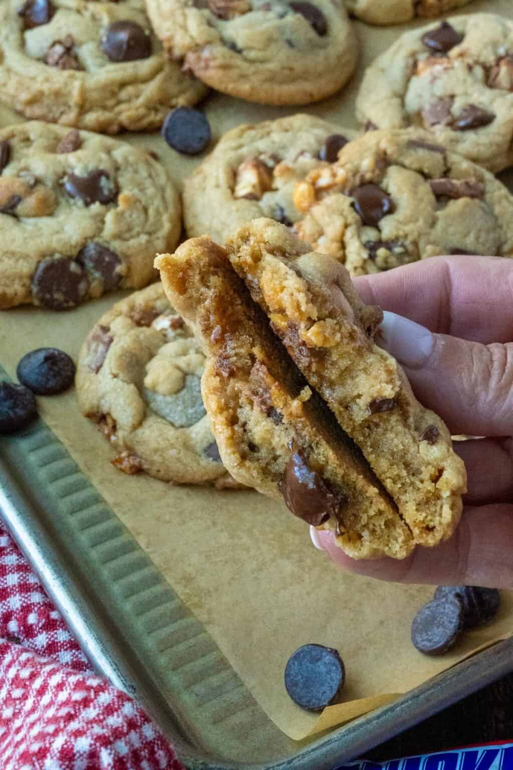 Snickers Cookies | Butter Your Biscuit