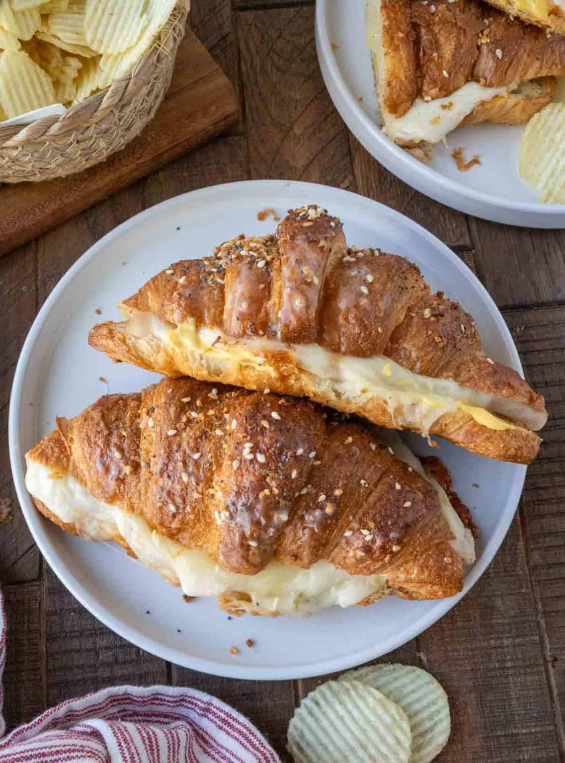 Croissant Turkey Melts | Butter Your Biscuit