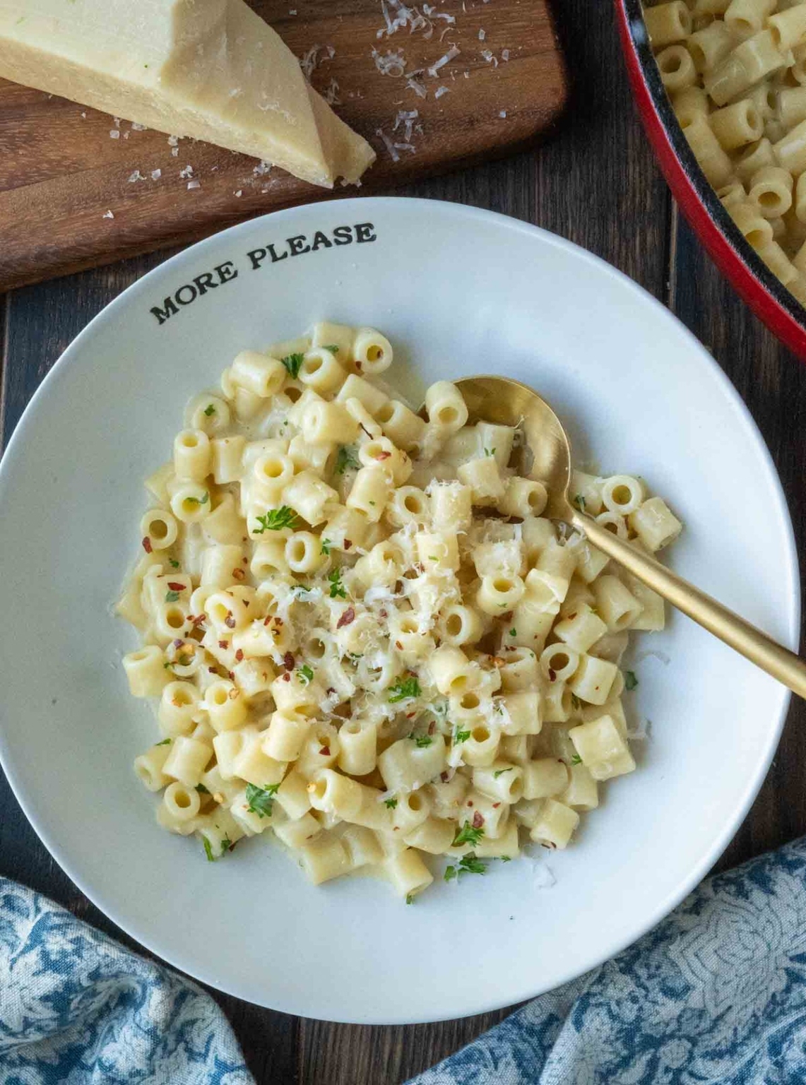 Parmesan Buttered Noodles | Butter Your Biscuit