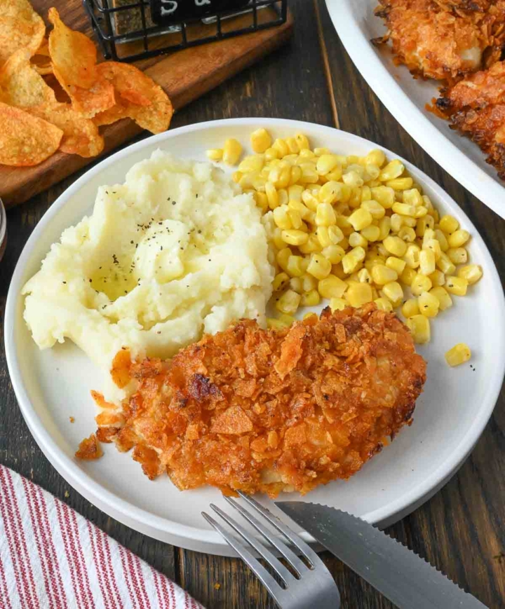 Barbecue Chip Chicken Tenders | Butter Your Biscuit