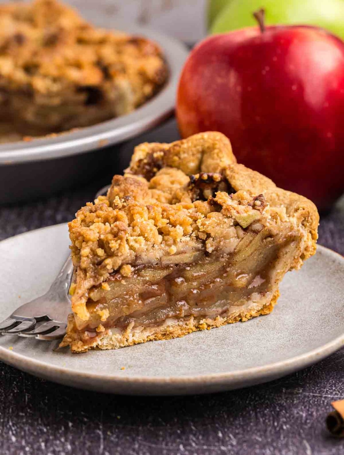 Apple Crumble Pie Recipe Recipe - Butter Your Biscuit