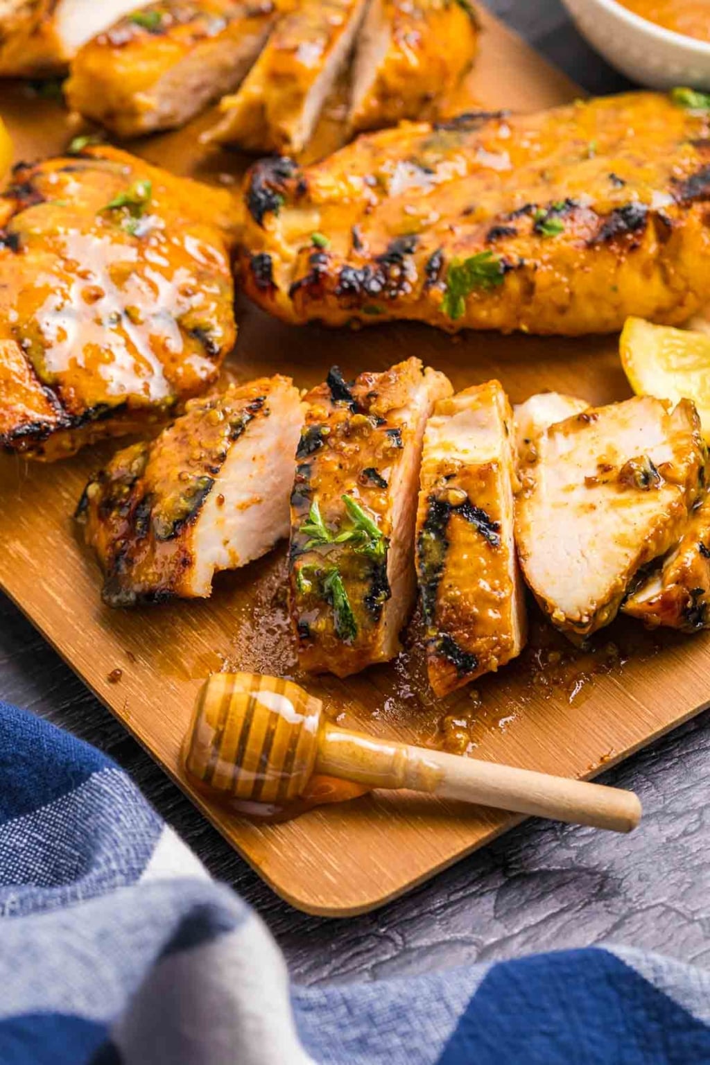 Honey Mustard Grilled Chicken - Butter Your Biscuit